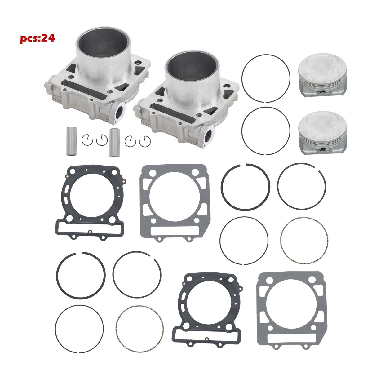 HISUN 800 Front & Rear Cylinder Kit ATV 800cc YS800 MSU800 Qlink MASSI ...