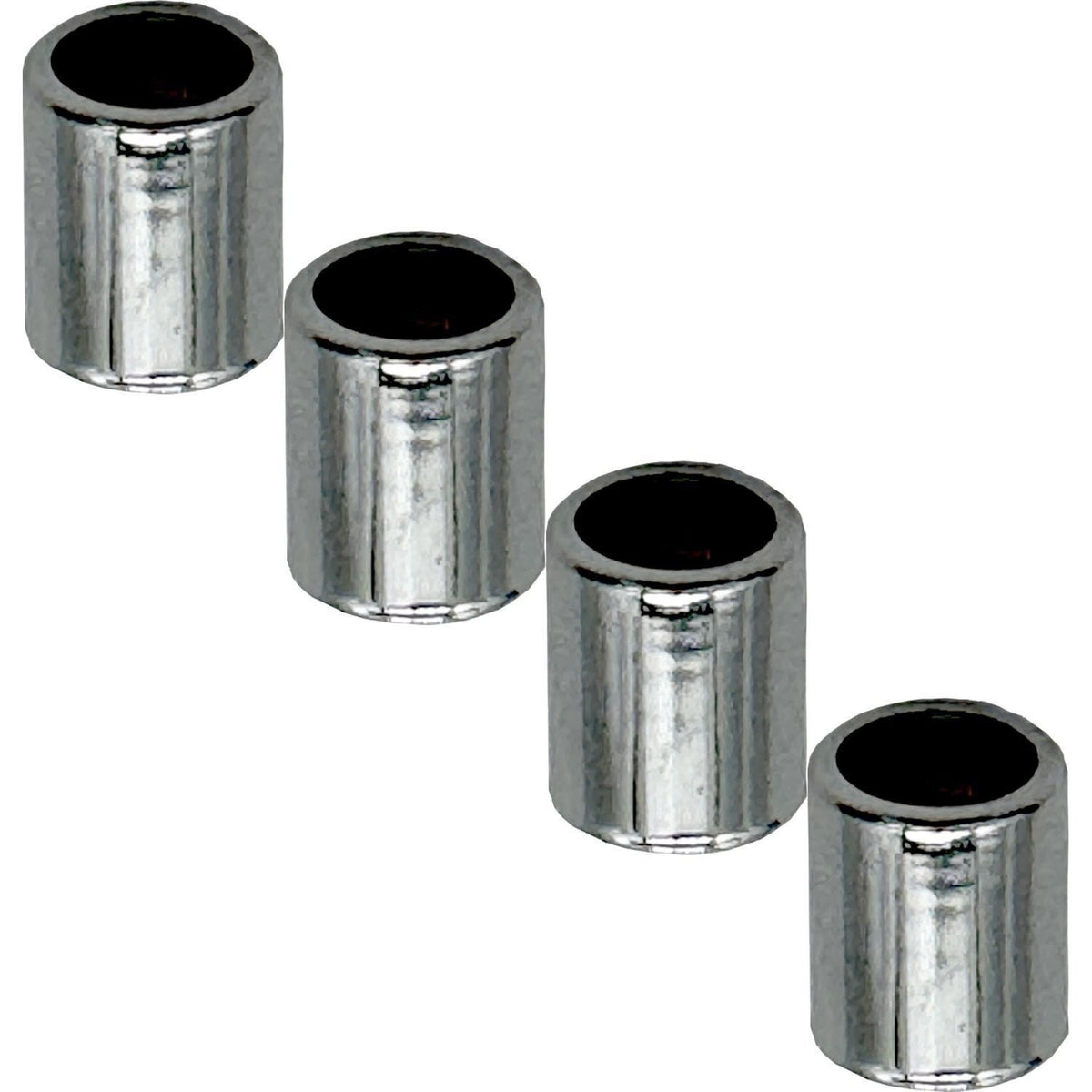 Chrome Metal Snap-In Valve Stem Sleeves Pack of 4 - Durable Tire Acces ...