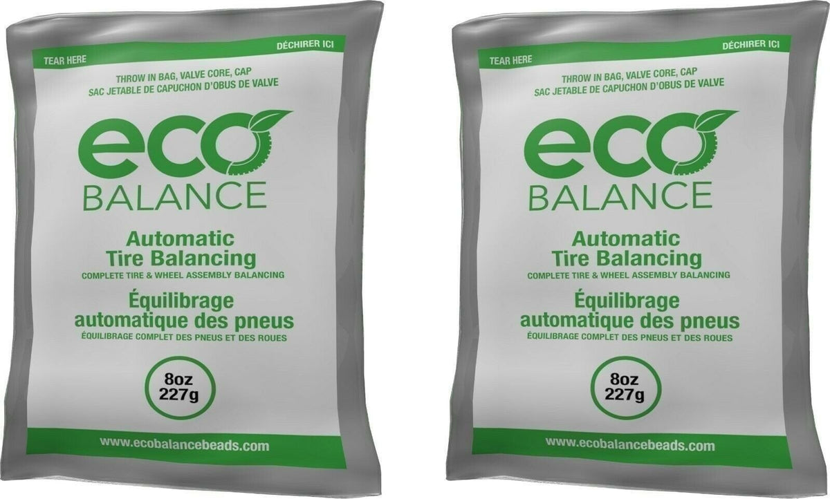 ECO Balance 08EB Tire Balancing Beads 8oz 2 Bags for Smooth Ride ...