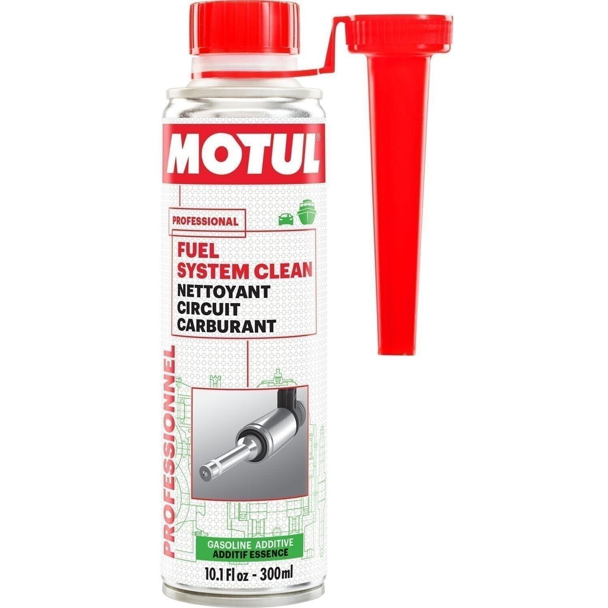 Motul Fuel System Cleaner Additive Gasoline 300ml Professional Treatme ...