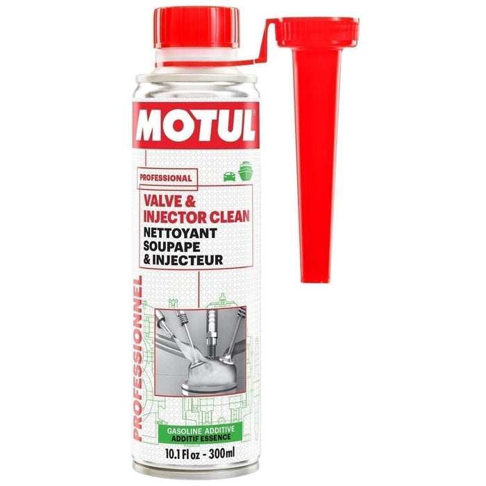 Motul Gasoline Valve & Injector Cleaner Additive 300ml Professional Fo ...