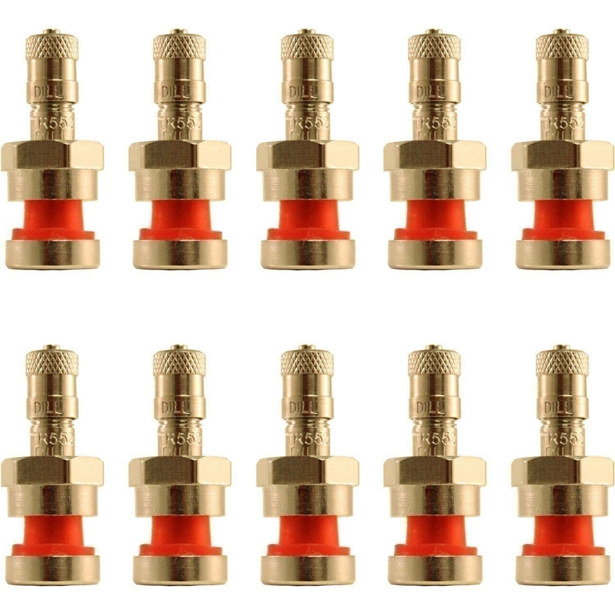 TR552 1.26" Metric Aluminum Truck Wheel Valve Stem Pack of 10 — DURAFORCE