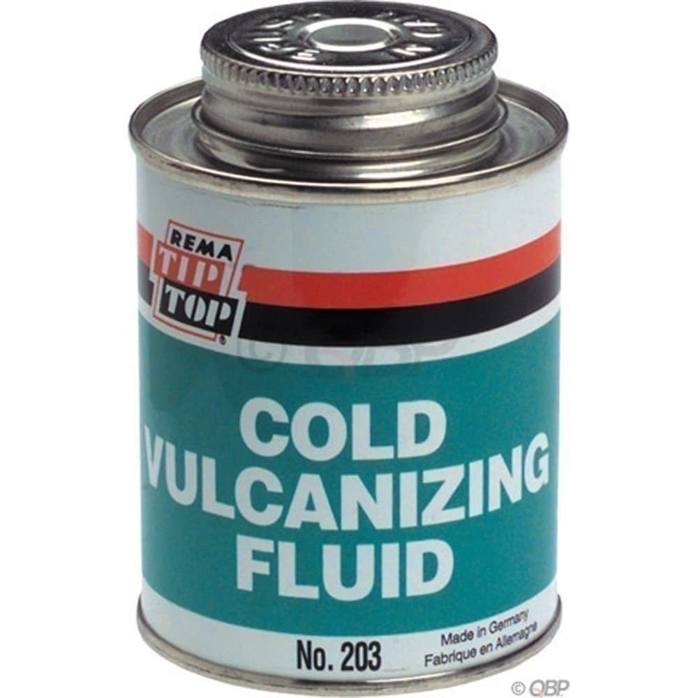 REMA TIP TOP 203-F Cold Vulcanizing Fluid 8oz Brush Top Can Rubber Rep ...