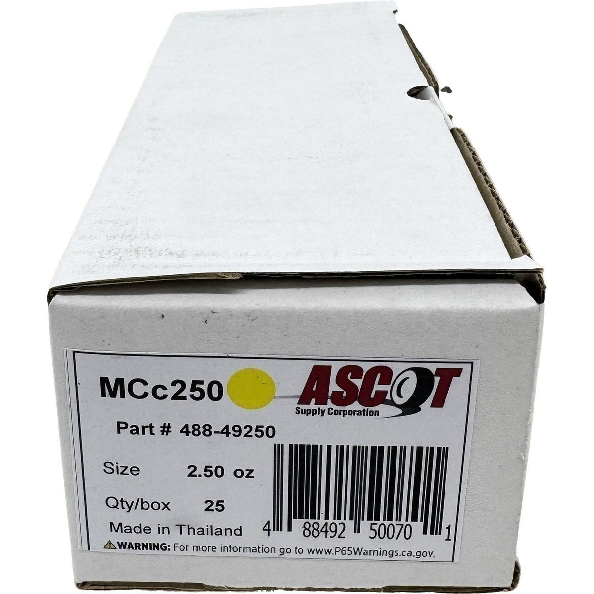 Ascot MC Coated Clip-On Wheel Weights 2.50oz - Box of 25 — DURAFORCE