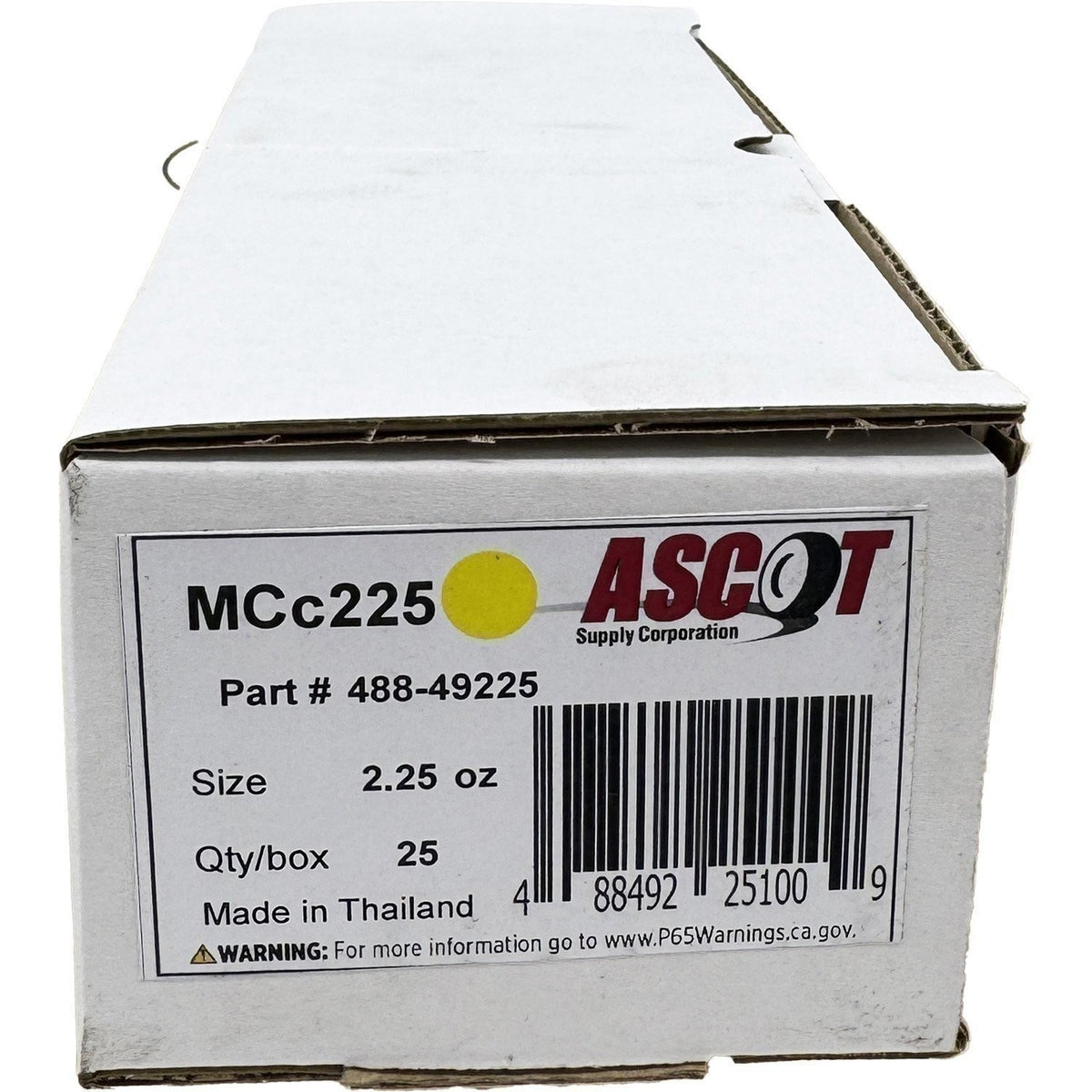 Ascot MC Coated Clip-On Wheel Weights 2.25oz - Box of 25 — DURAFORCE