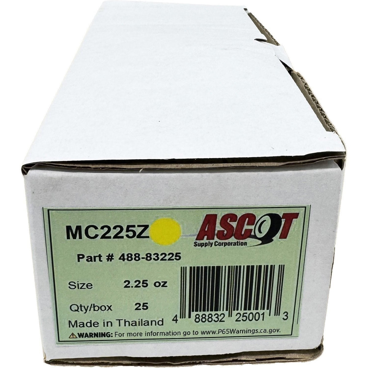 Ascot MC Coated Zinc Clip-On Wheel Weights 2.25oz Box of 25 — DURAFORCE