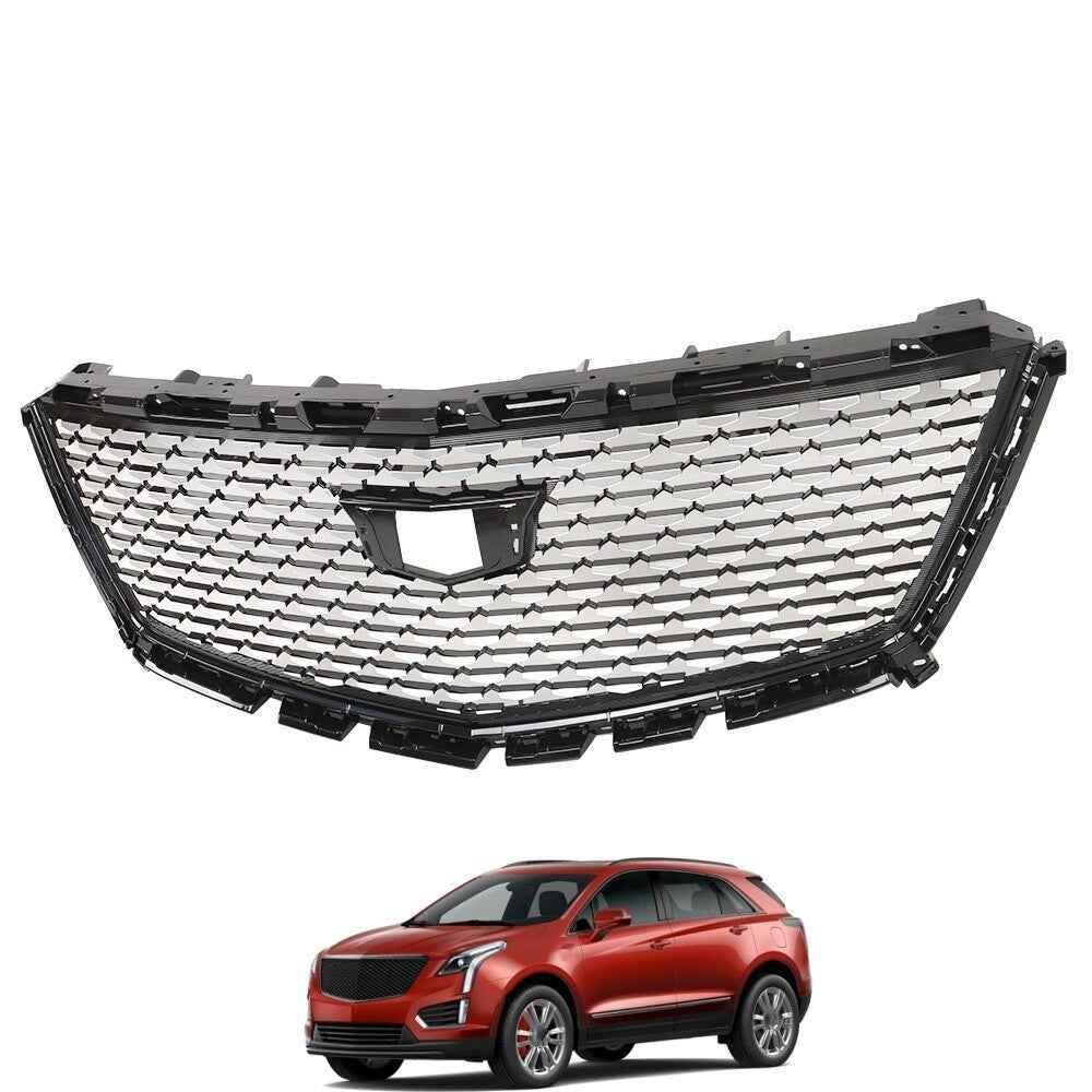 For 2016-2020 2021 2022 Cadillac XT5 Front Upper Grille Black Diamond ...
