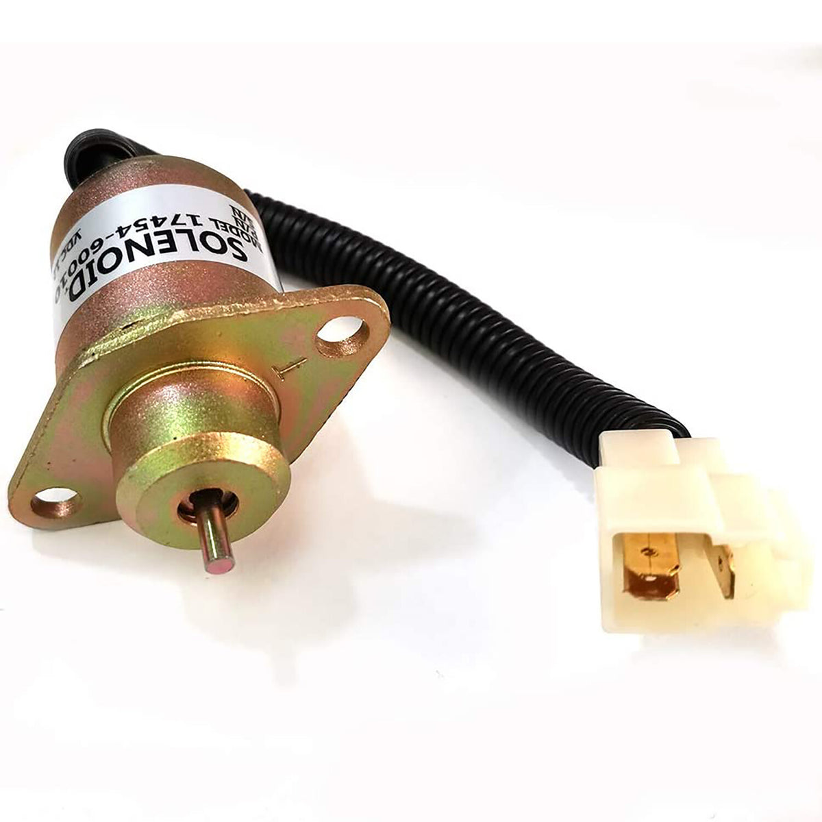 Fuel shutoff solenoid for JLG Lift 7023161 Kubota D905 Engine 12V ...