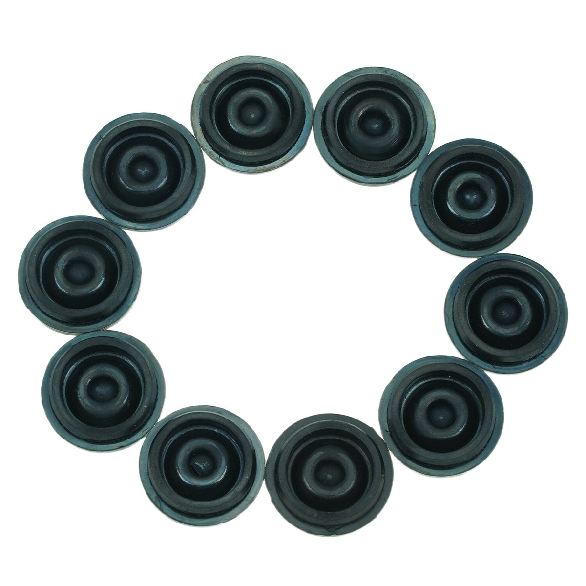 10×Dexter EZ Lube Trailer Camper Axle Wheel Rubber Grease Plugs Hub Du ...