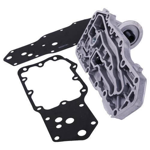 Oil Filter Mount Housing W/Gaskets For 89-02 Dodge Cummins 6B 6BT 6BTA ...