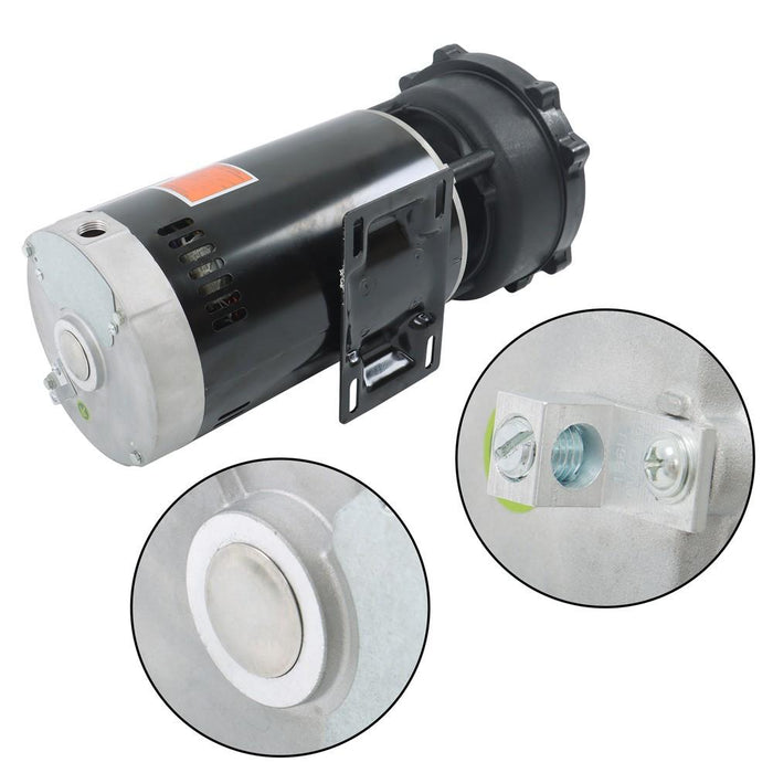 4 HP 230V 2-Speed Spa Pump 3721621-13 56Y Frame Hot Tubs Dual-Speed Fo ...