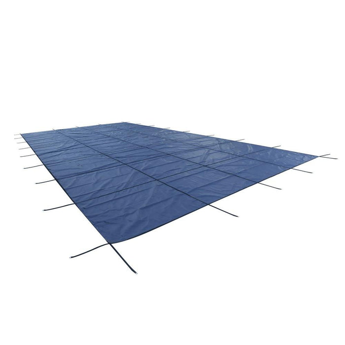 Inground Pool Safety Cover For 14' x 28' Blue Mesh For Backyard Yard W ...