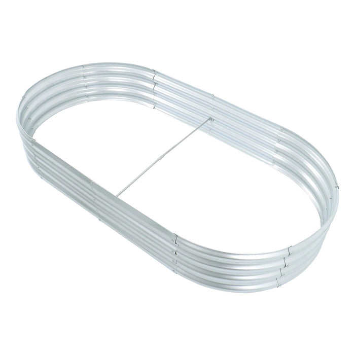 2 Pack 6×3×1 ft Galvanized Raised Garden Beds Outdoor Planter Boxes Me ...