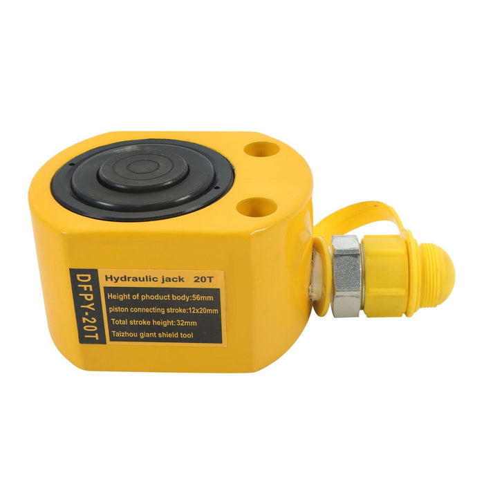 Mini Portable Hydraulic Ram Jack 20Ton Hydraulic Cylinder 1" Stroke Li ...