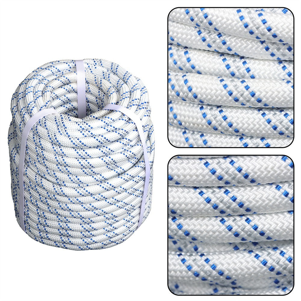 1/2" x 120' Double Braid Polyester Arborist Bull Rope Rigging Rope Tre ...