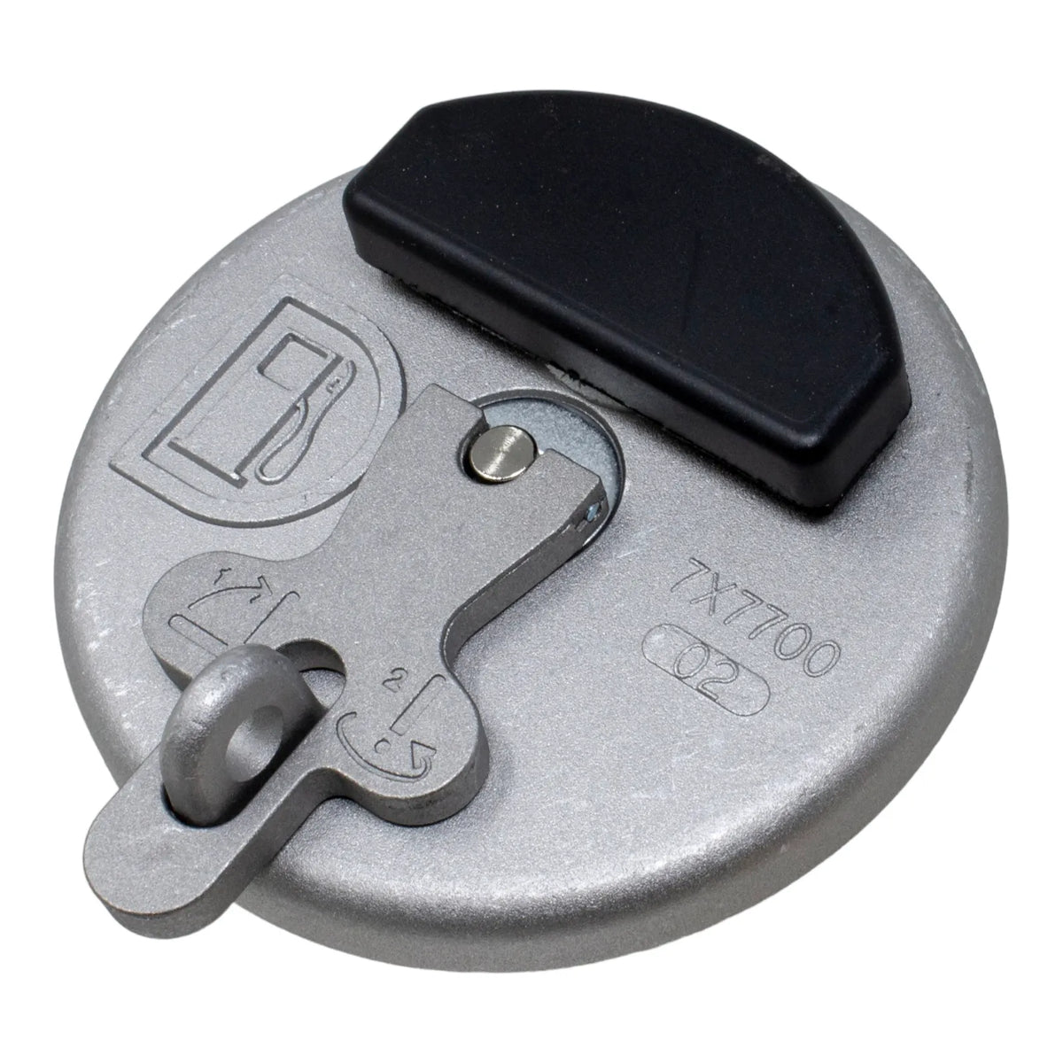 7X-7700, Fuel Cap Silver — DURAFORCE