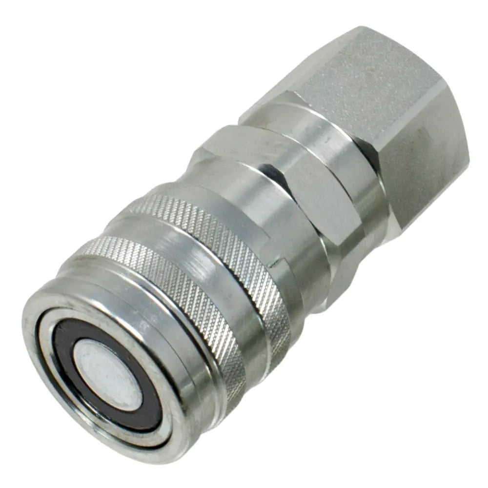 3/4" SAE ISO 16028 Flat Face Hydraulic Quick Connect Female Coupler ...