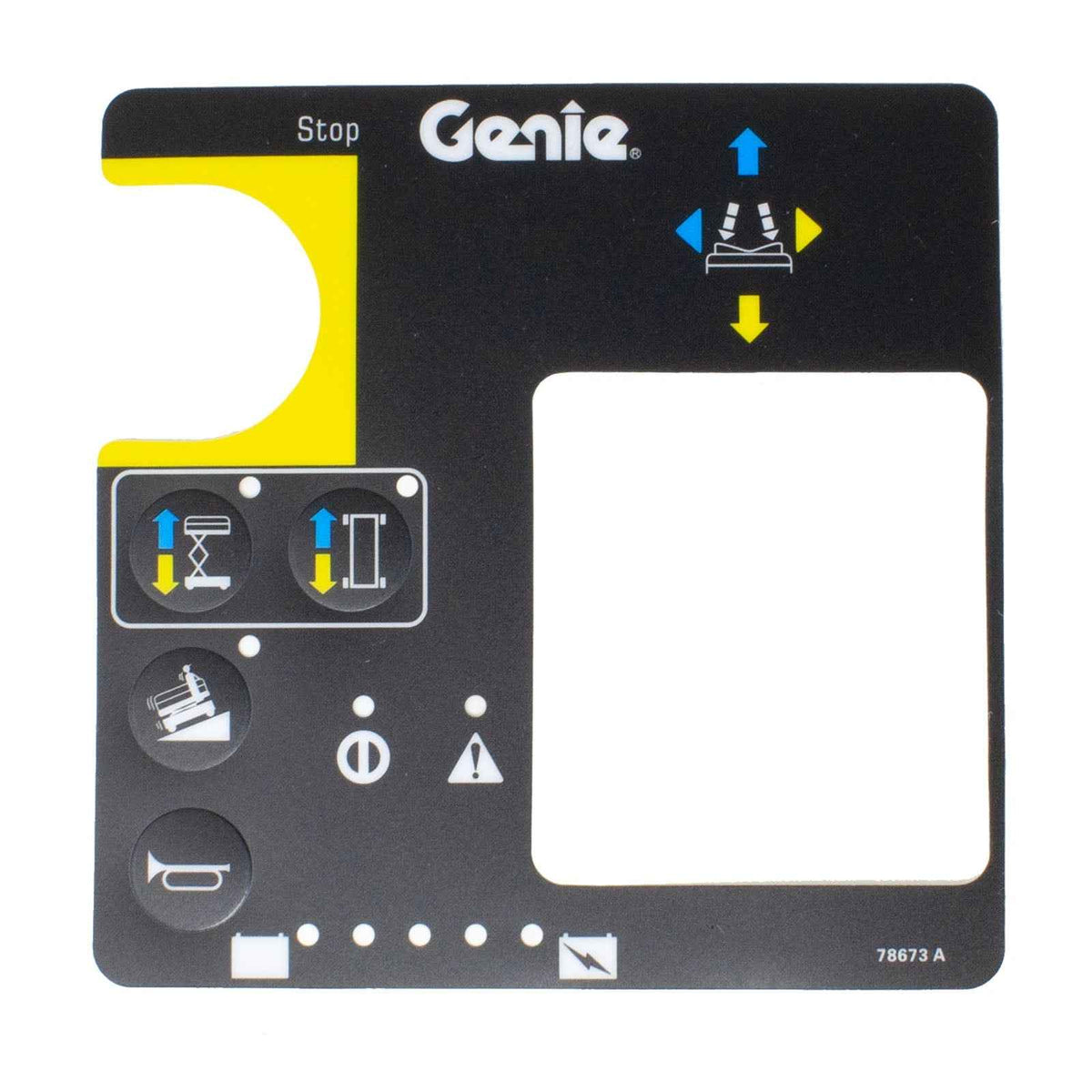 78673, Gen 4 Platform Control Box Overlay Decal — DURAFORCE